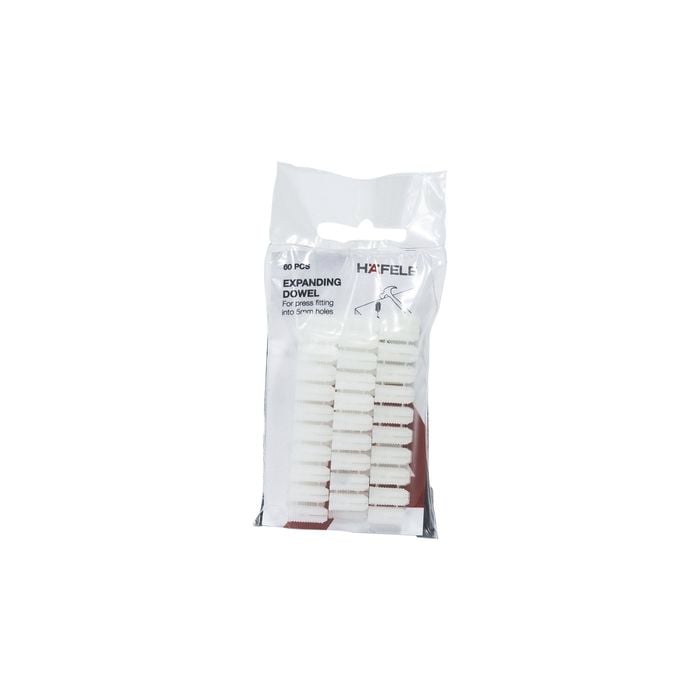 Hafele 9.5 x 5mm Expanding Dowel - 60 Pack - Bunnings Australia