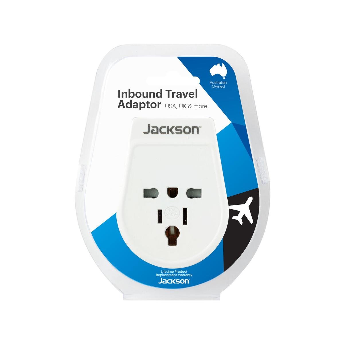 Jackson USA UK And More Inbound Travel Adaptor - Bunnings Australia