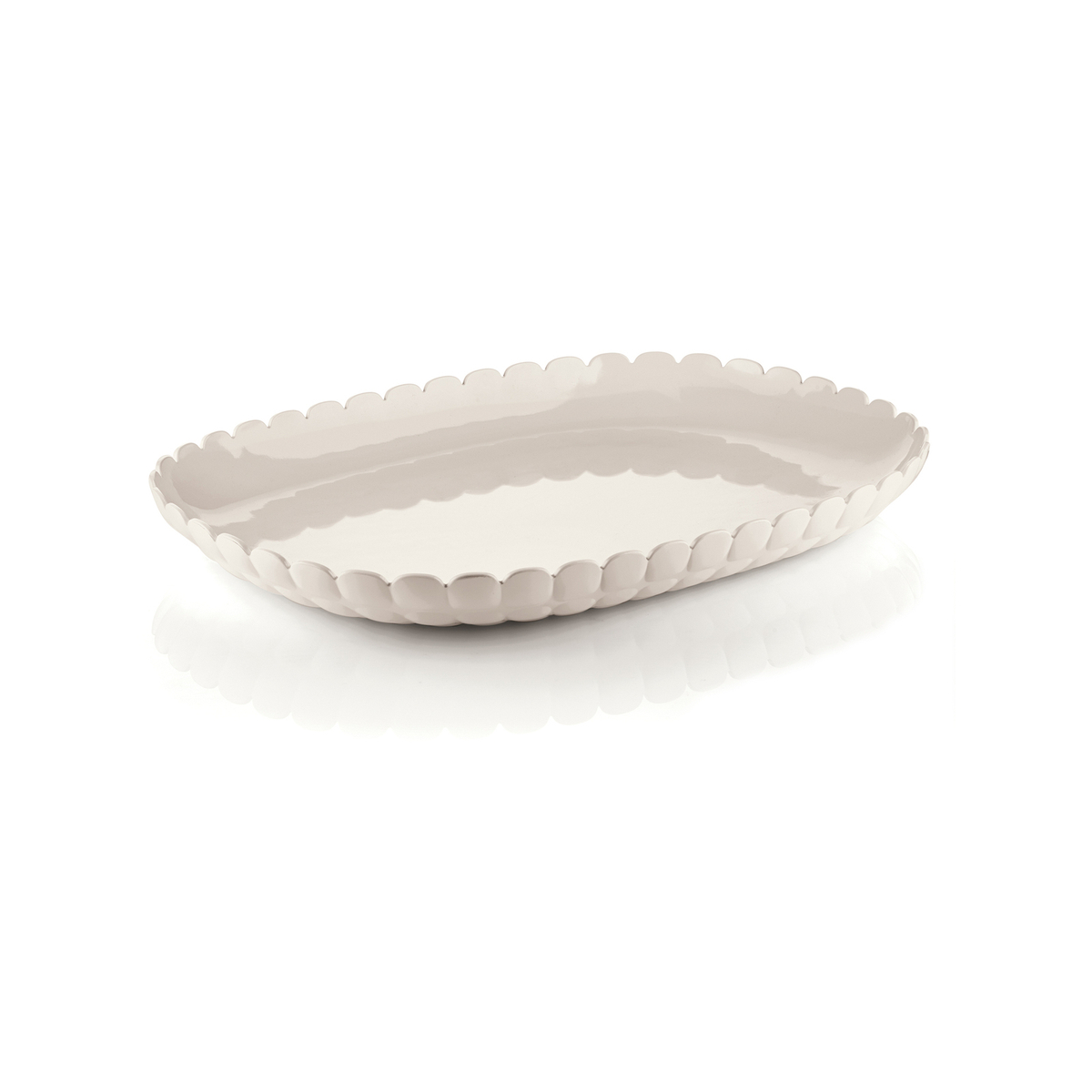 Guzzini Tiffany 45cm Rectangle Serving Tray Large - White - Bunnings ...