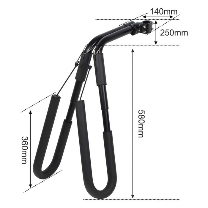 Surfboard Bike Rack - Paddle Board Carrier Bicycle Storage Holder ...