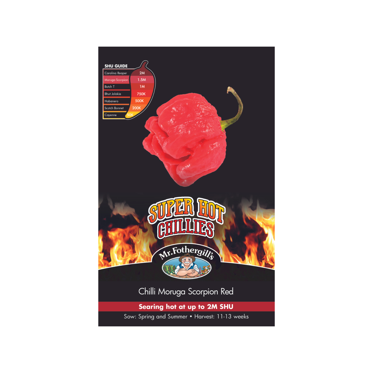 Mr Fothergill's Chilli Moruga Scorpion Red Seeds - Bunnings Australia