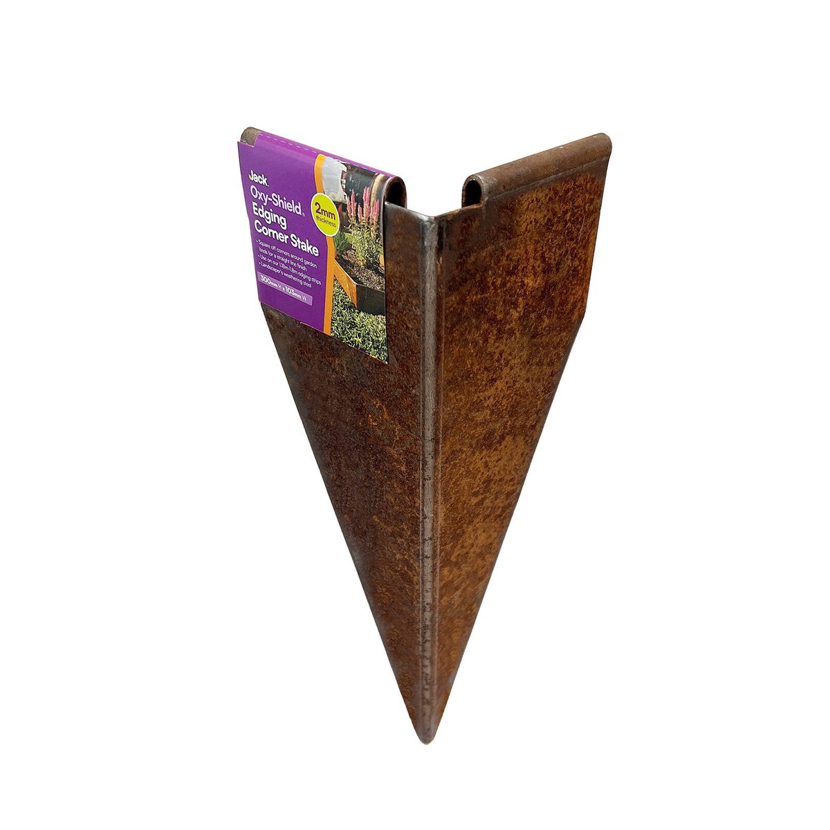 Jack 300mm Oxy Shield Edging Corner Stake - Bunnings Australia
