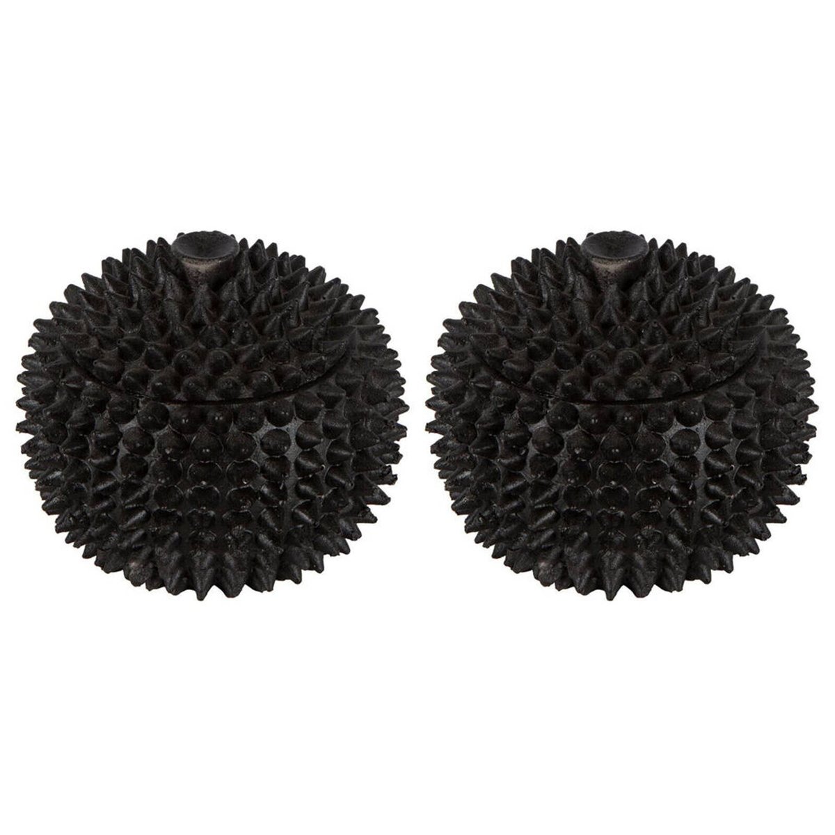 2PK Belle Polyresin Decorative Spike Bowl Large 18x18cm - Black ...