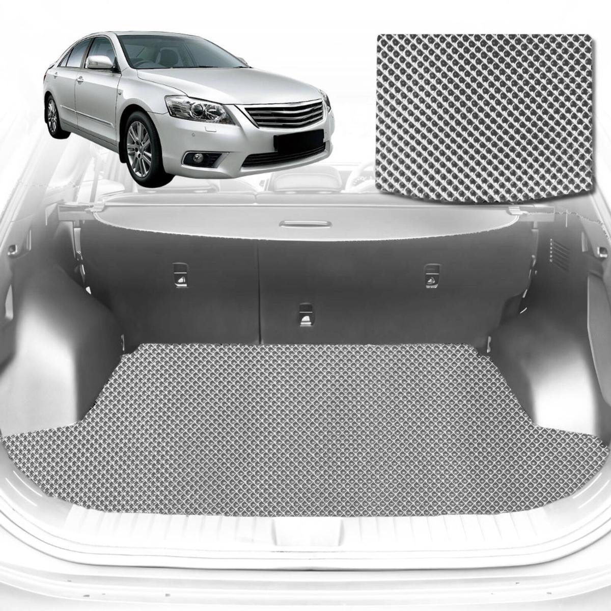 6D Diamond Car Boot Mat for Toyota Aurion (XV40)2006-2012-Sedan-Cargo ...