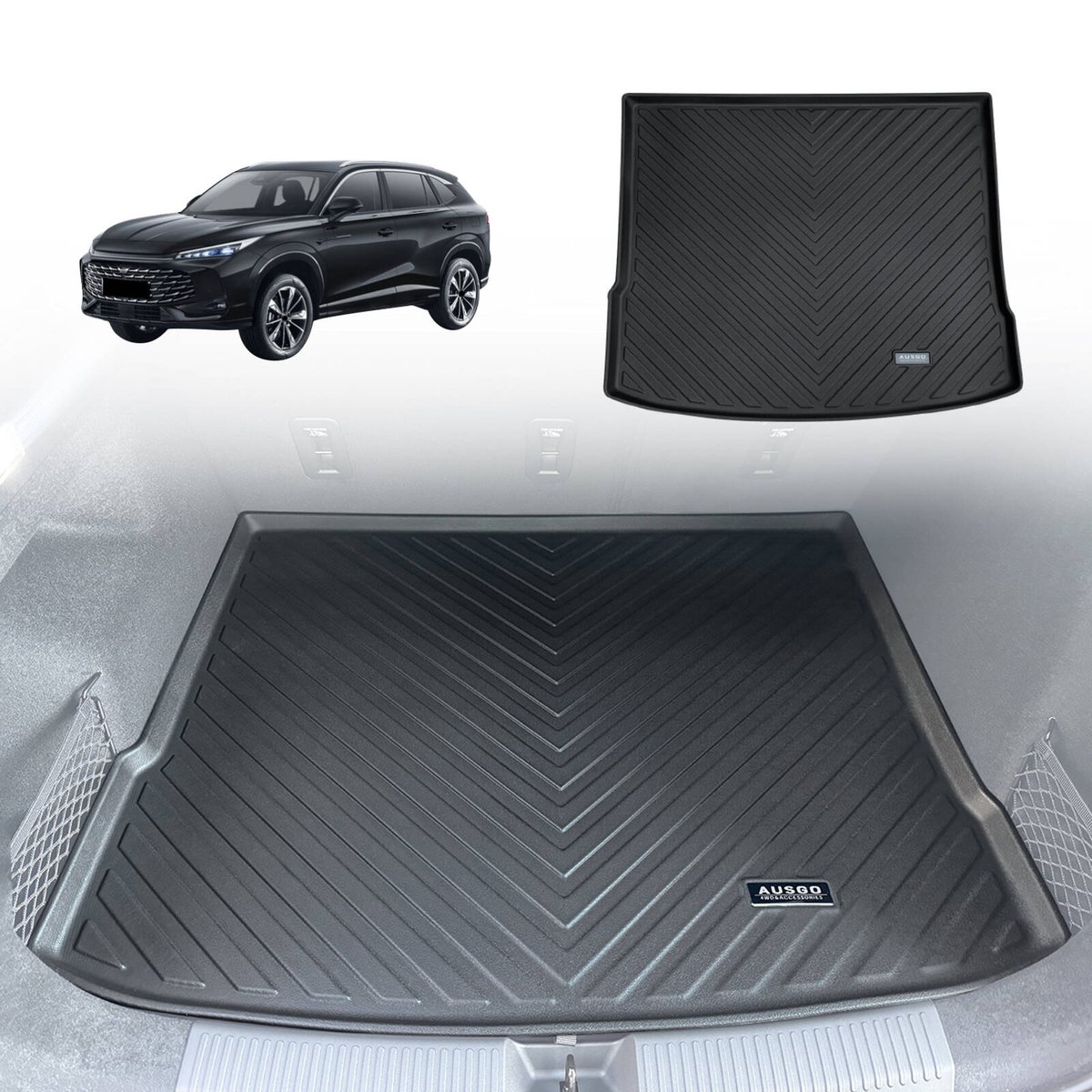 AUSGO Boot Liner for MG HS 2024-Onwards Cargo Trunk Mat Boot Mat ...