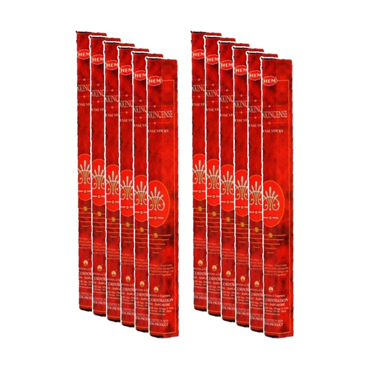 12PK HEM Home Fragrance Scented Smelling Incense Sticks Packet Set ...