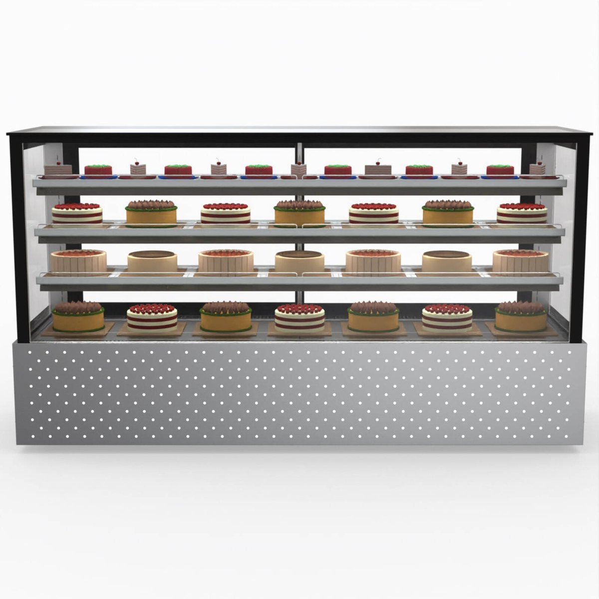 Bonvue Chilled Food Display - Cake Display Fridges (SL880V) - Bunnings ...