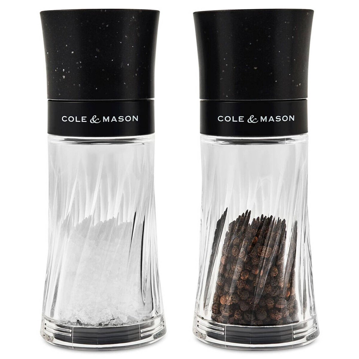 Cole & Mason Warwick Inverta Salt Pepper Mill Grinder Gift Set 15.9x17 ...