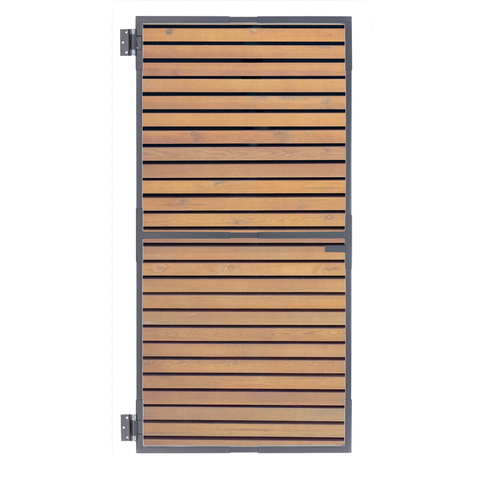 RapidFence 1200 x 1870mm Grey Adjustable Steel Gate Frame Kit ...