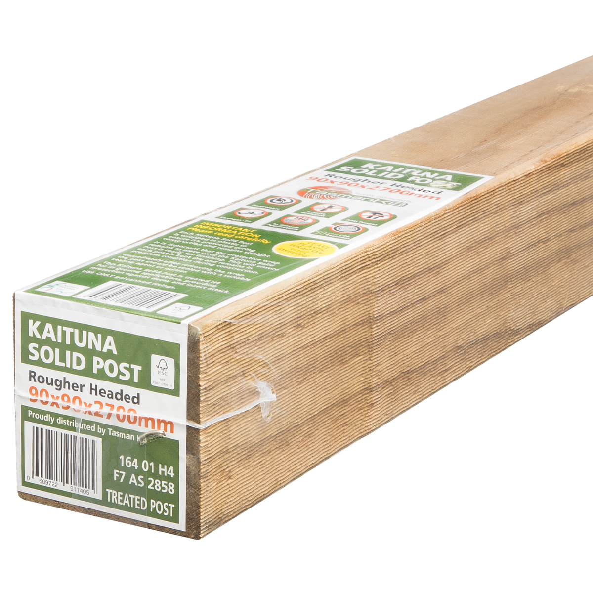 90 x 90mm 2.7m Post F7 H4 Treated Pine Premium KD - Bunnings Australia