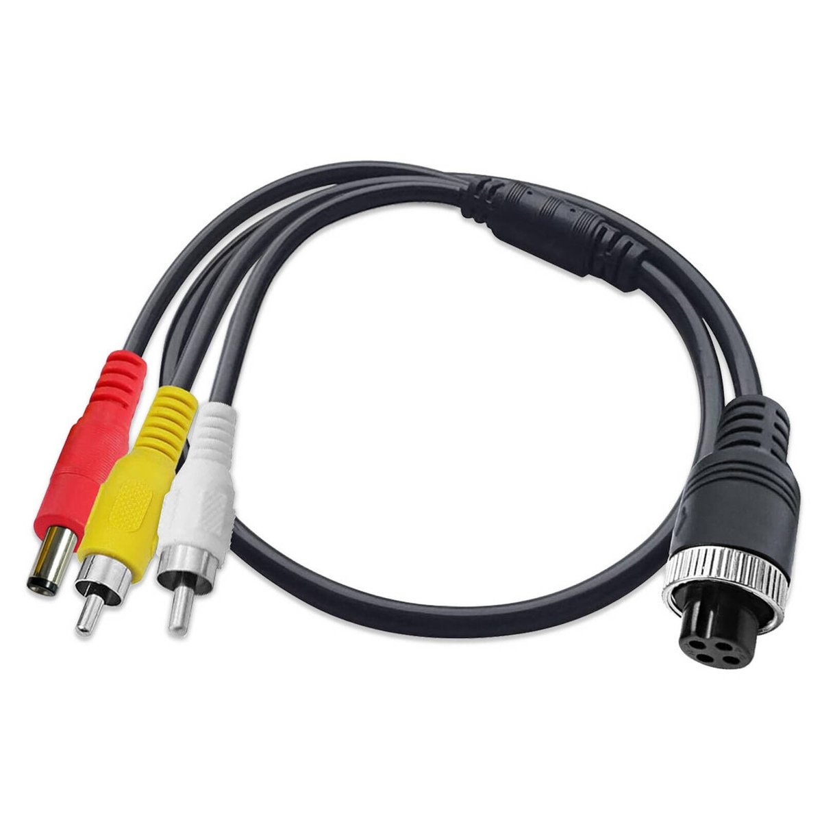 RCA Camera to 4PIN Female Converter Adaptor Cable for Reverse Camera ...