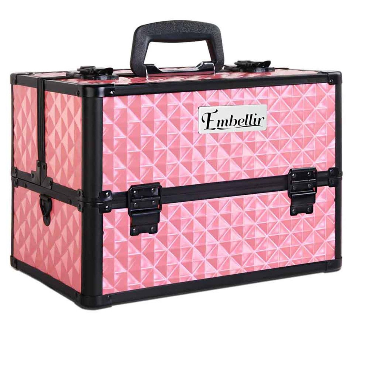 Embellir Beauty Case Makeup Travel Bag Organiser Storage Large ...