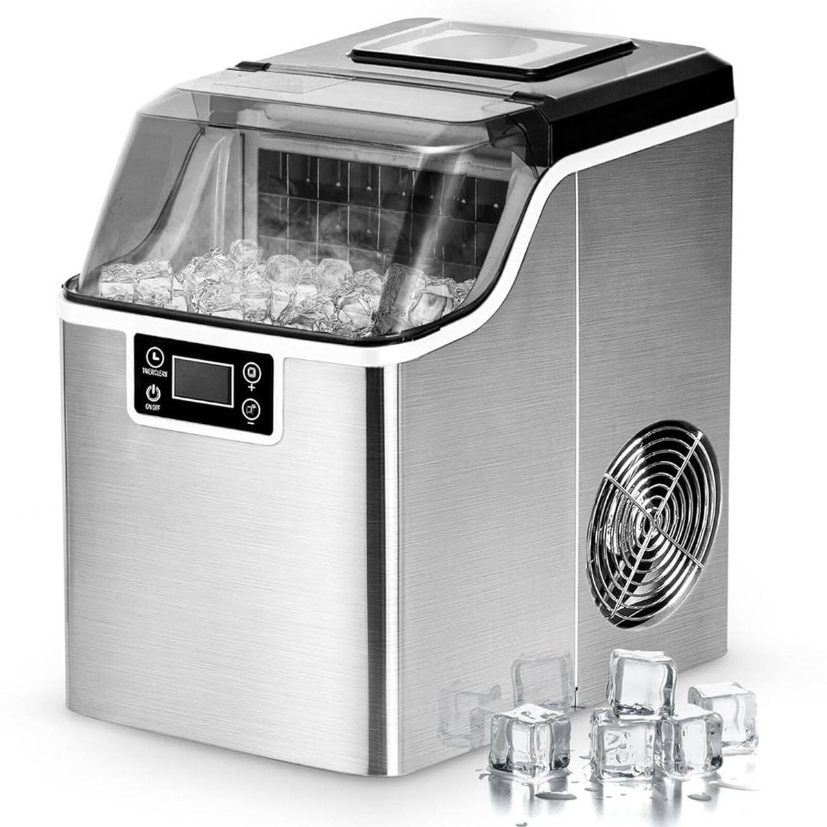 Advwin 20kg Ice Maker Machine Clear Cube Making Countertop Home ...