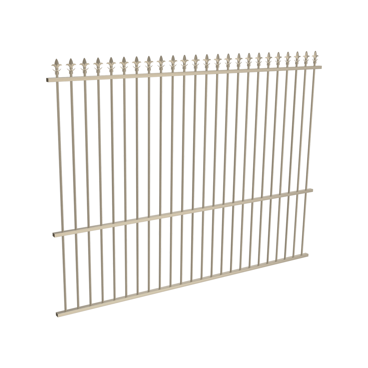 ProtectorAl 2400 x 1800mm Paperbark Aluminium Spear Top Pool Fence ...