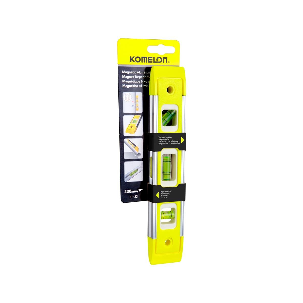 Komelon 230mm High-Viz Torpedo Level - Bunnings New Zealand
