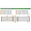 ProtectorAl 2400 x 900mm Paperbark Aluminium Garden Fence Panel Flat ...