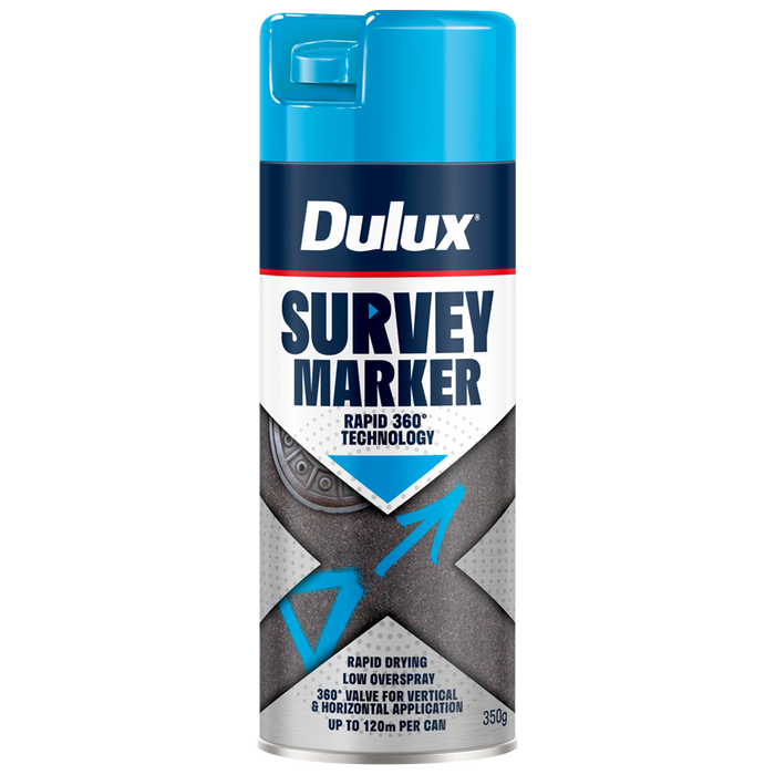Dulux 350g Blue Survey Marker Spray Paint - Bunnings New Zealand