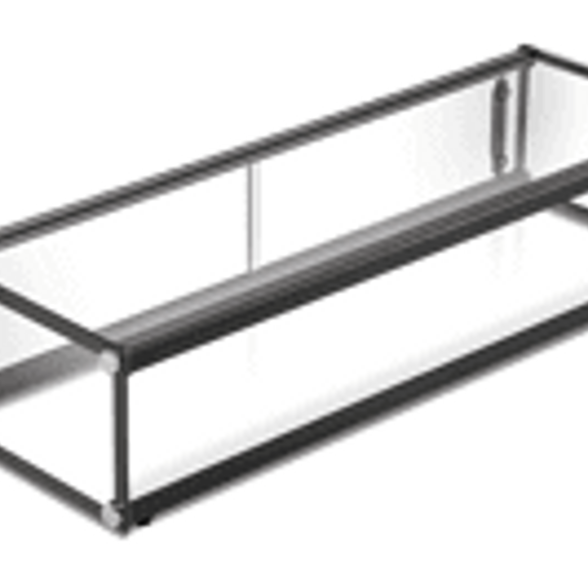 Exquisite One Tier Flat Glass Ambient Cake Display - Bunnings Australia