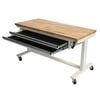 132cm White Adjustable Height Workbench With Drawers - Bunnings Australia
