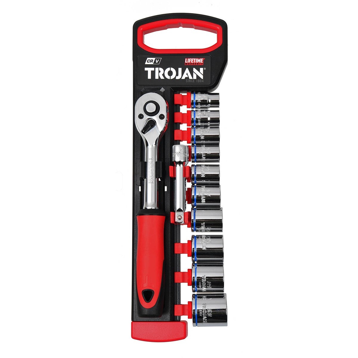 Trojan 12 Piece Socket Set 3/8" - Bunnings Australia