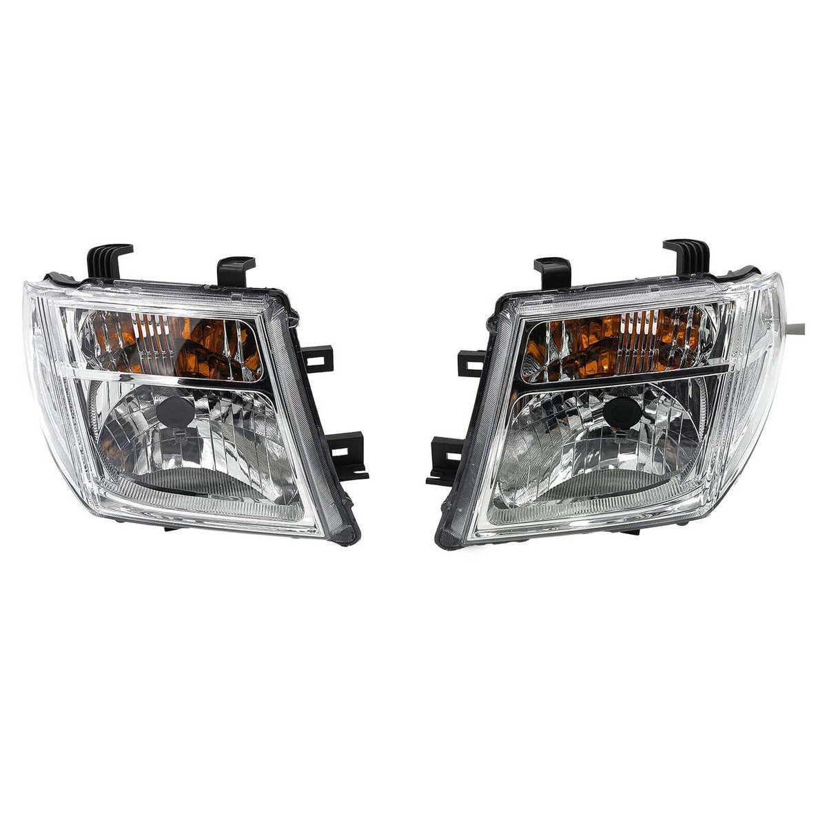 Pair Head Light Lamp Fit For Nissan Navara D40 D40T MNT Thai Built D40 ...