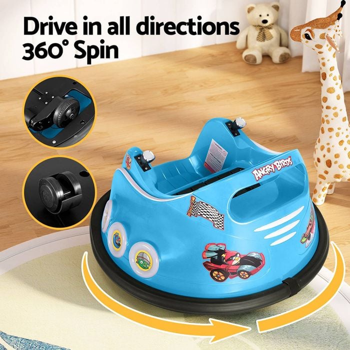 Kids Ride On Car Bumper Electric Toys Cars Light Remote Angry Birds ...