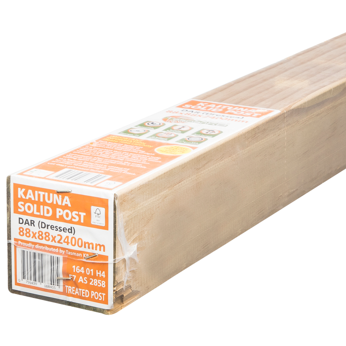 88 x 88mm 2.4m Post F7 H4 Treated Pine Premium KD - Bunnings Australia