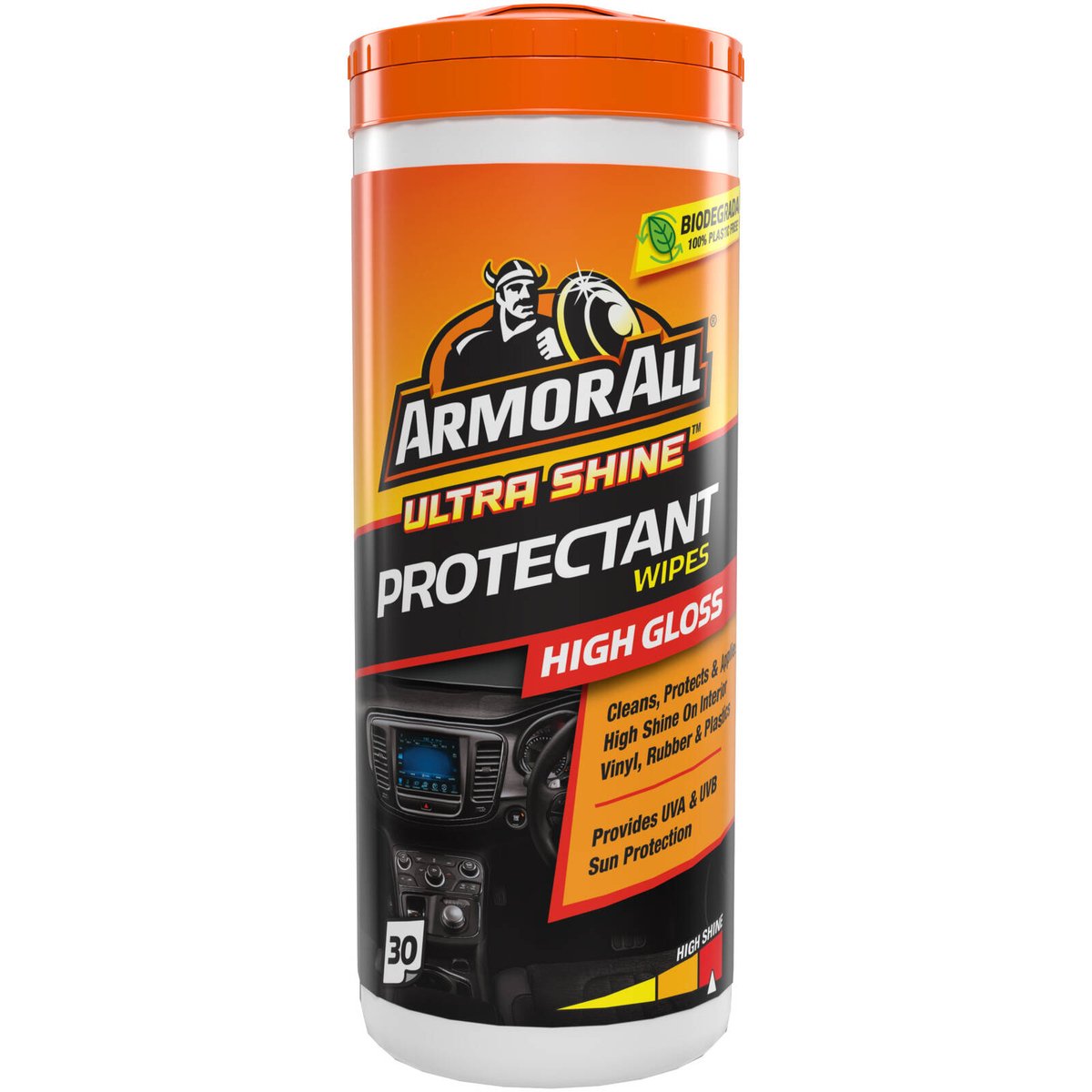 Armor All Ultra Shine Protectant Car Cleaning Wipes - 30 Pack ...