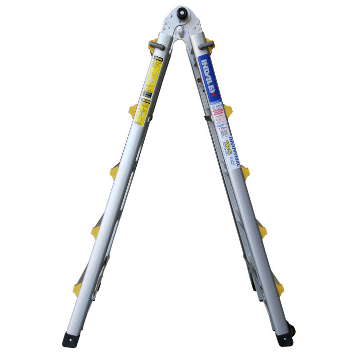 INDALEX 1.6m 5.4m Aluminium 135KG Pro Series Telescopic Ladder Bunnings Australia