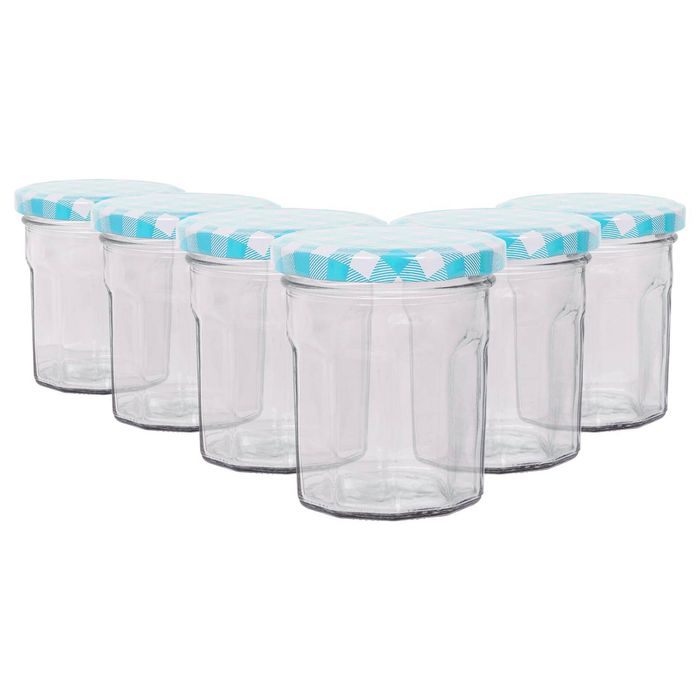 Argon Tableware Glass Jam Jars - 185ml - Pack of 6 - Bunnings Australia