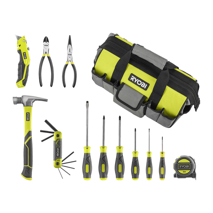 Ryobi Homeowners Hand Tools Kit - Bunnings Australia