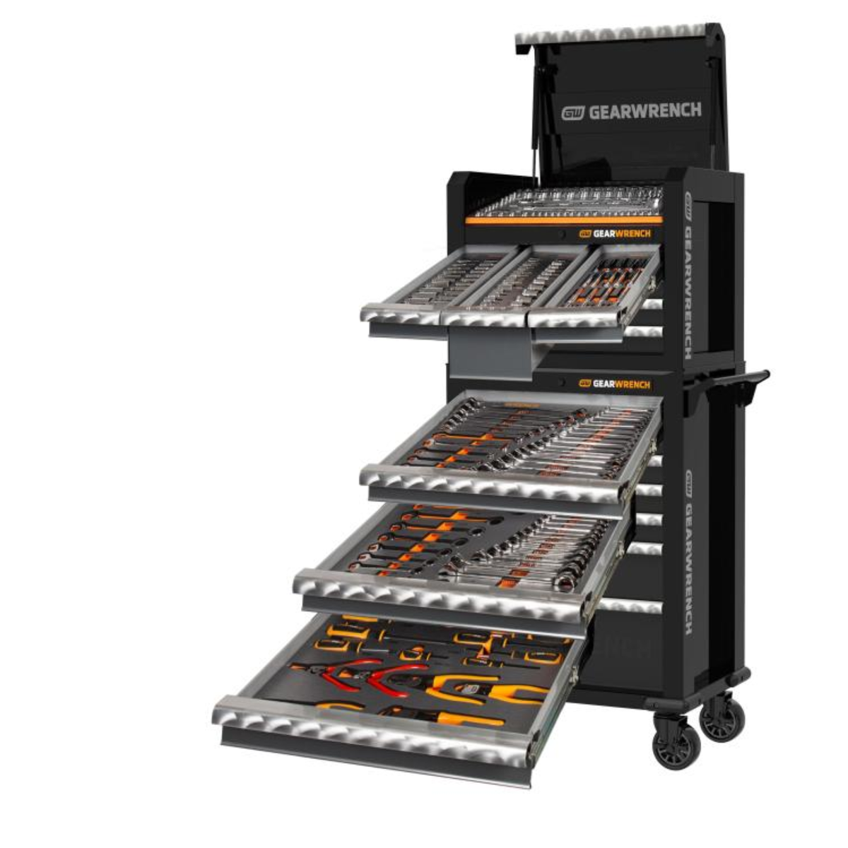 GEARWRENCH 234 Piece EVA Tool Kit + 28" Chest & Trolley - Bunnings ...