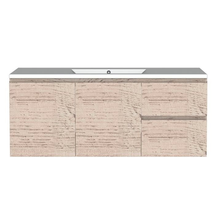 Forme 1200mm Light Ash Mont Albert Wallhung Vanity With Porcelain Top ...