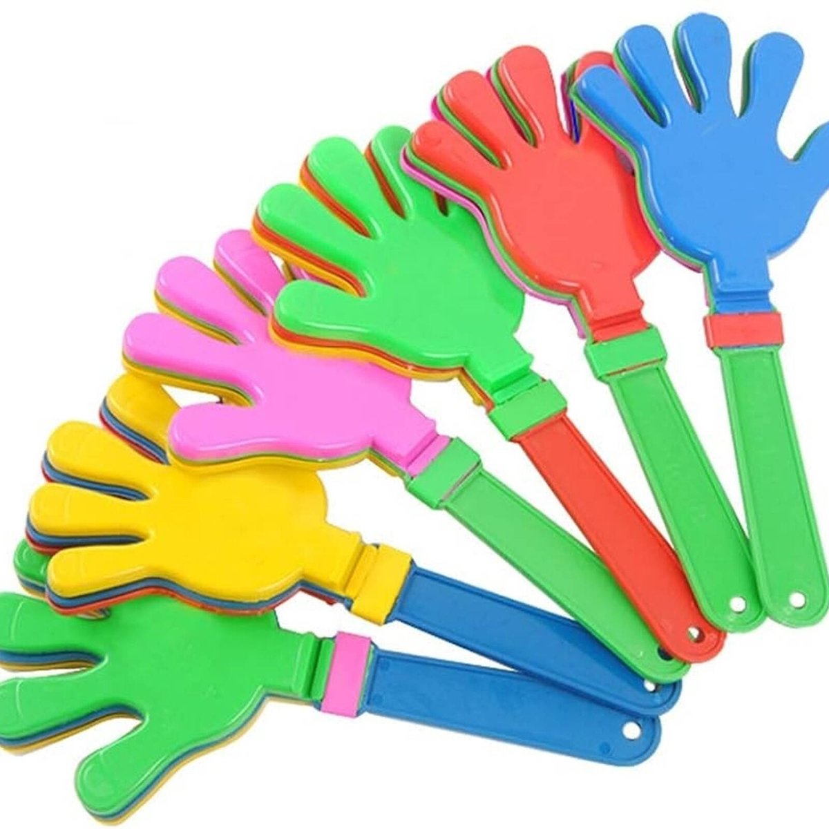 10x Hand Clappers Plastic Kids Toy Party Flapper Novelty Cheering Toys ...
