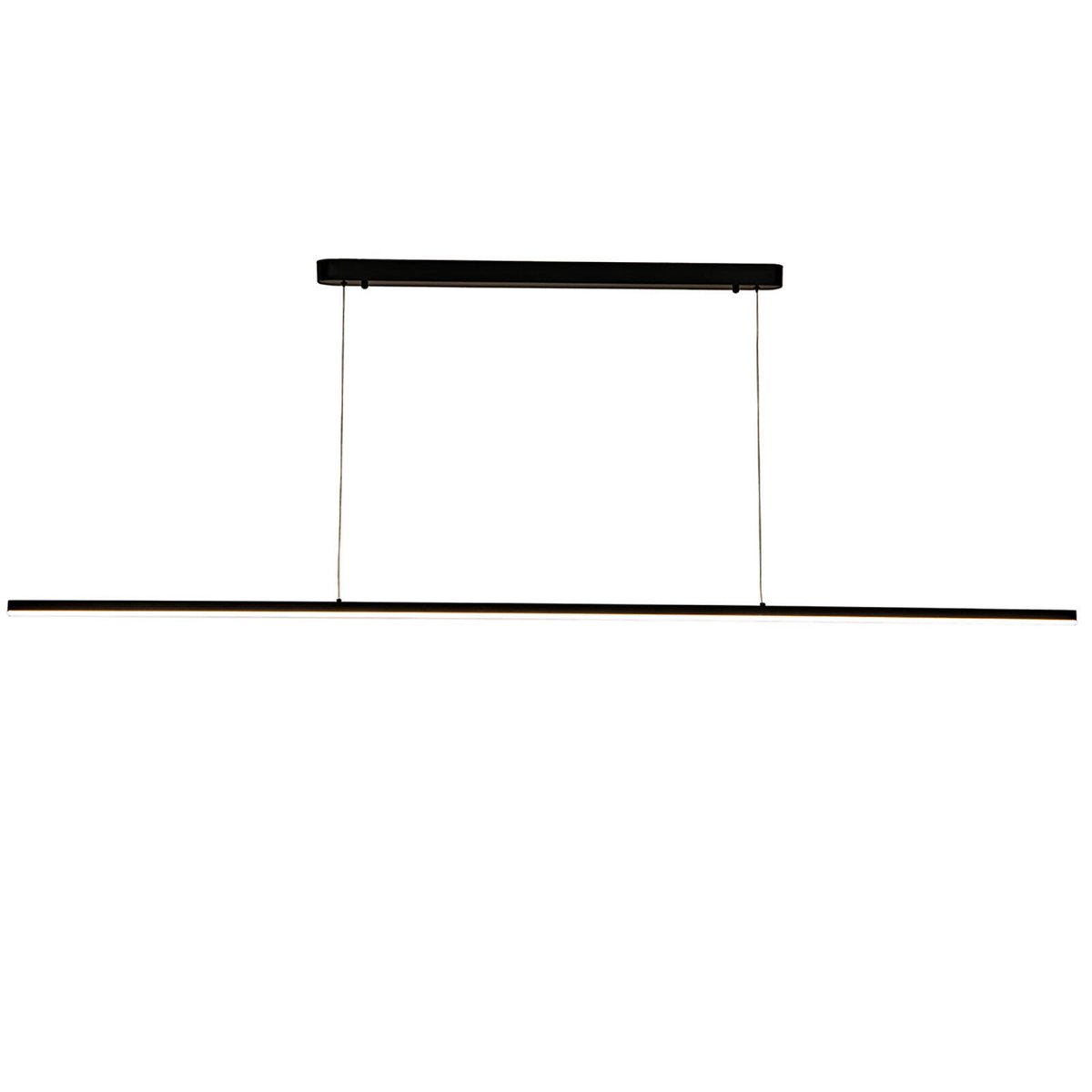 Vencha Beam 48w LED Linear Pendant Light - 2m Black - Bunnings Australia