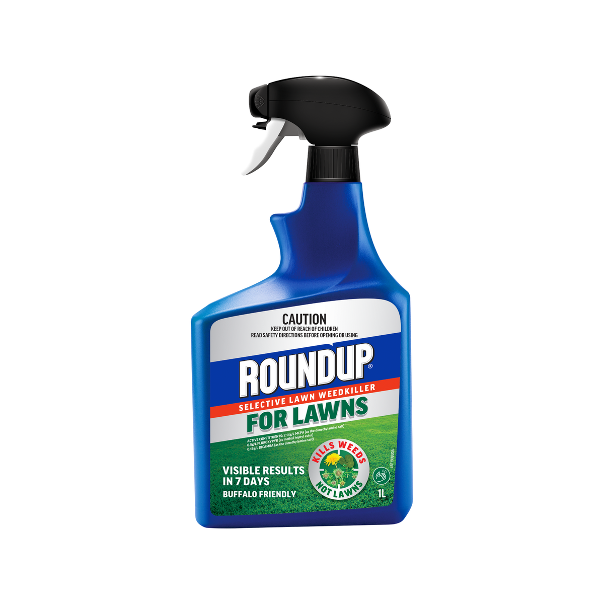 Roundup For Lawns 1L Ready To Go - Bunnings Australia