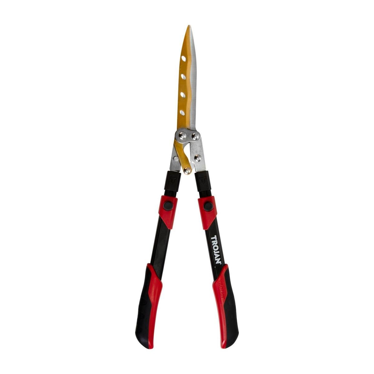 Trojan Compound Telescopic Wavy Hedge Shears - Bunnings Australia