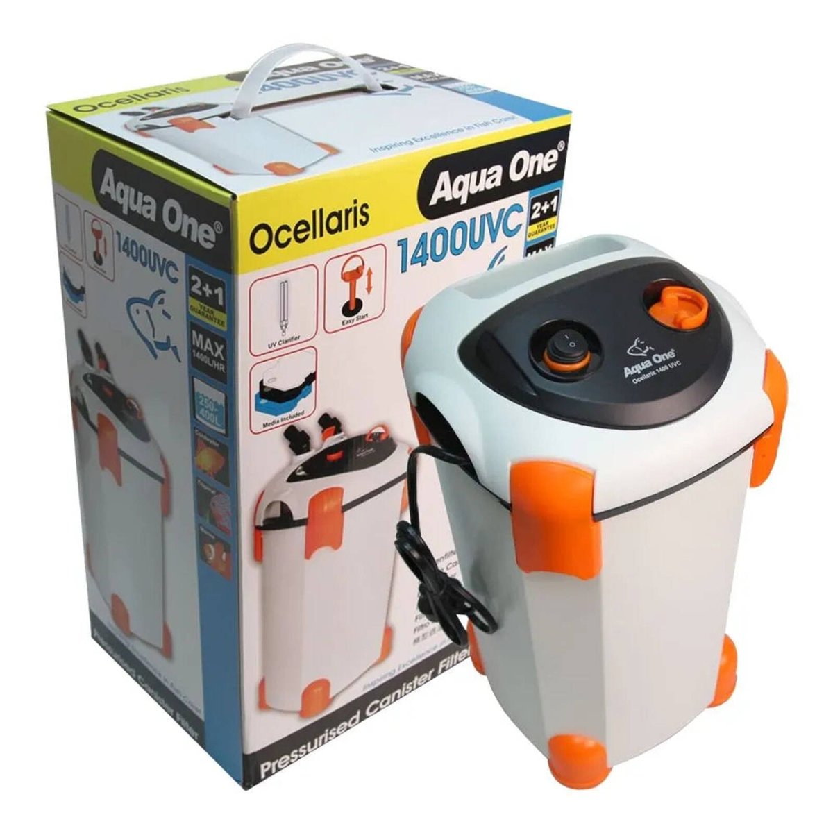 Aqua One Ocellaris 1400 UVC Canister Filter - Bunnings Australia