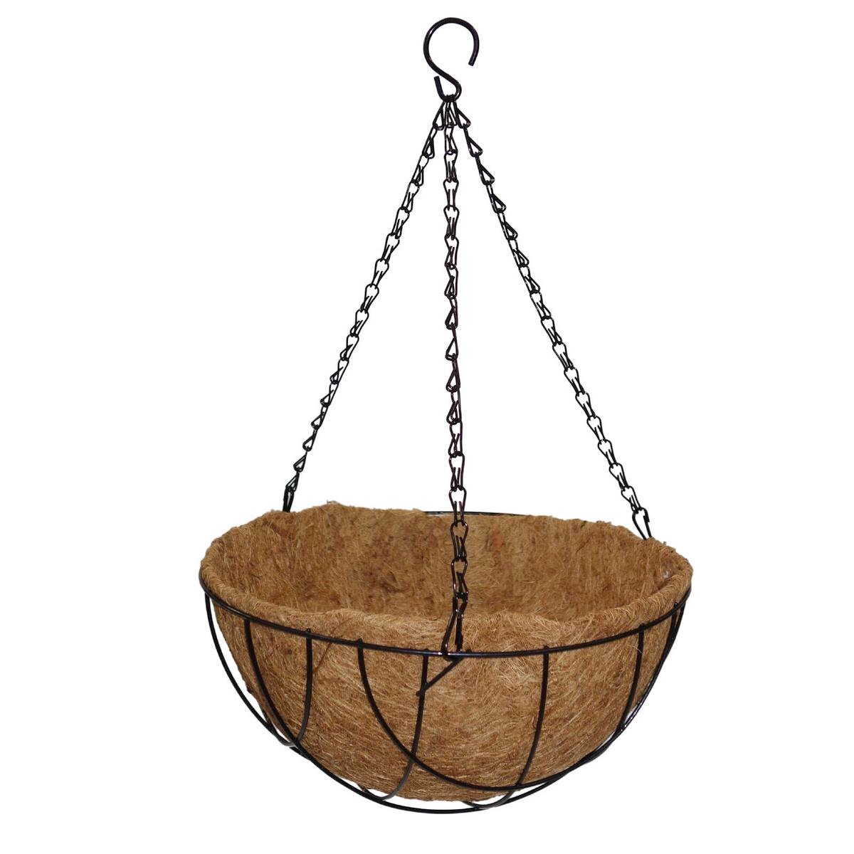 All Set 35.5cm Steel Wire Hanging Basket - 35.5cm - Bunnings Australia