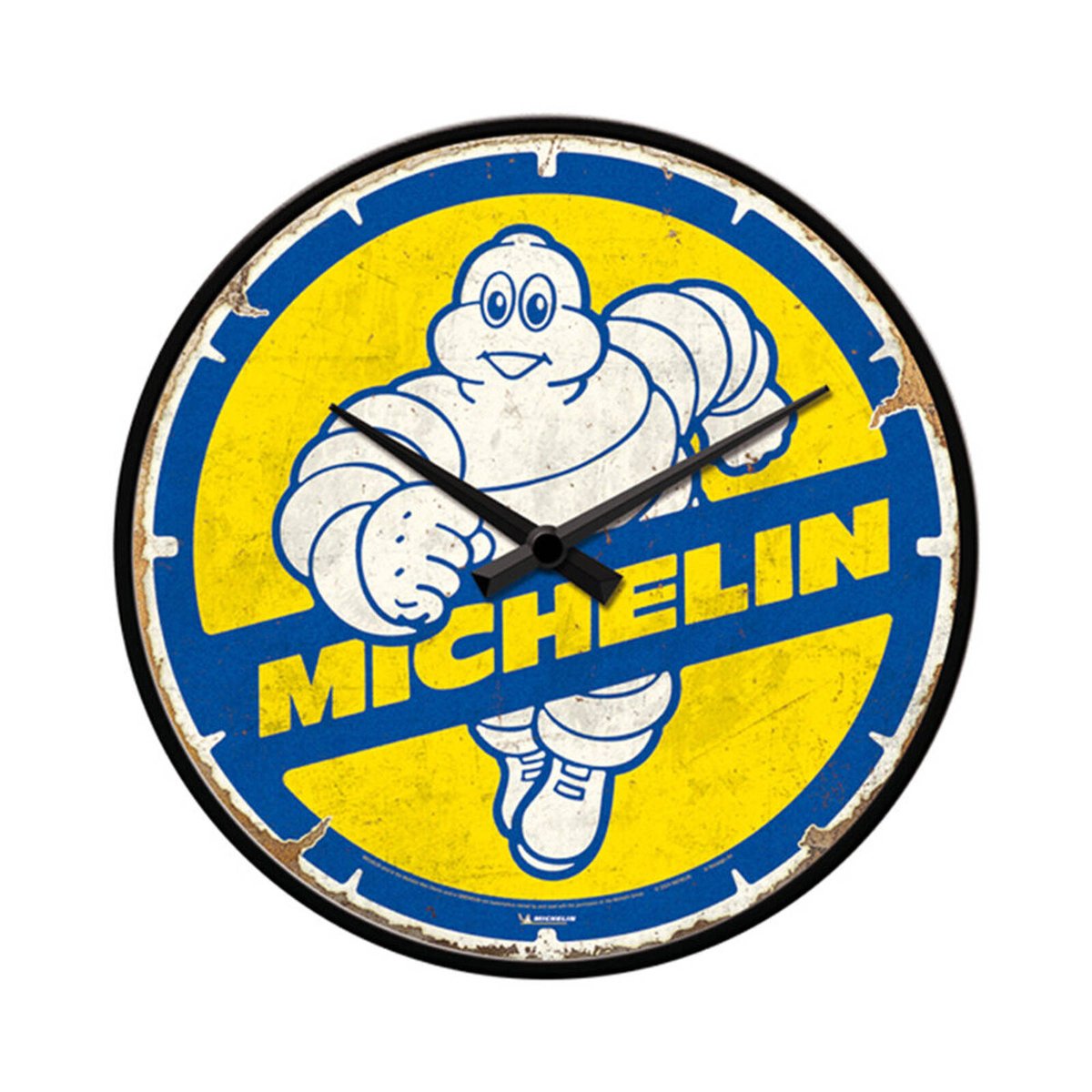 Nostalgic-Art Metal Retro Look Wall Clock Michelin Bibendum 80S 30cm ...