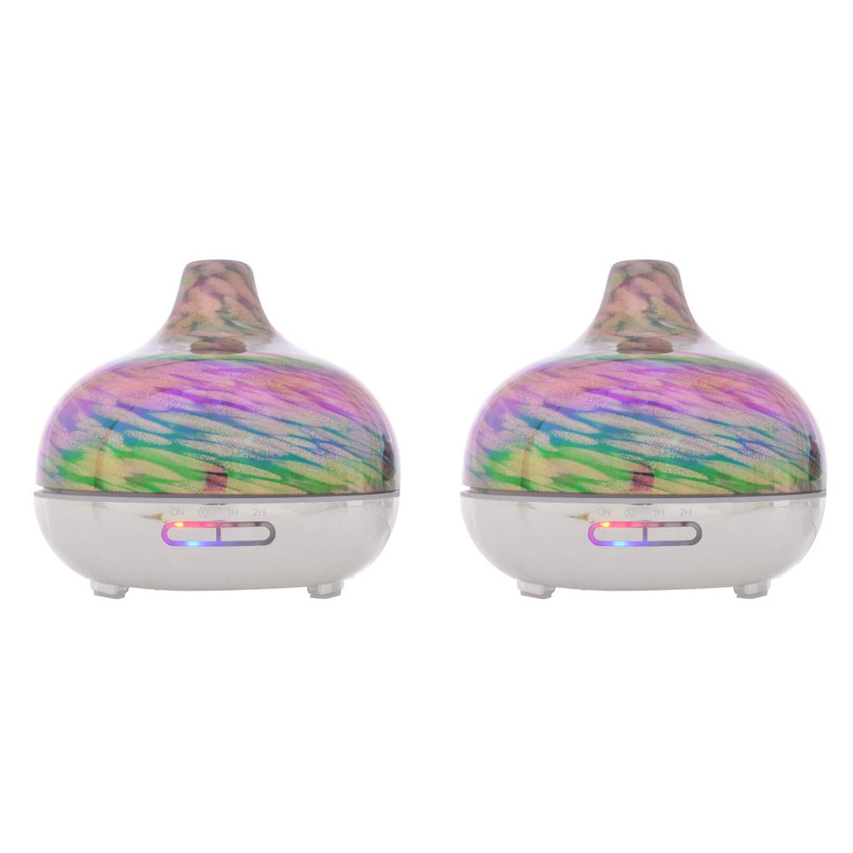 2PK Gibson Gifts Aroma Humidifier w/ Bluetooth Speaker 15cm - Rainbow ...