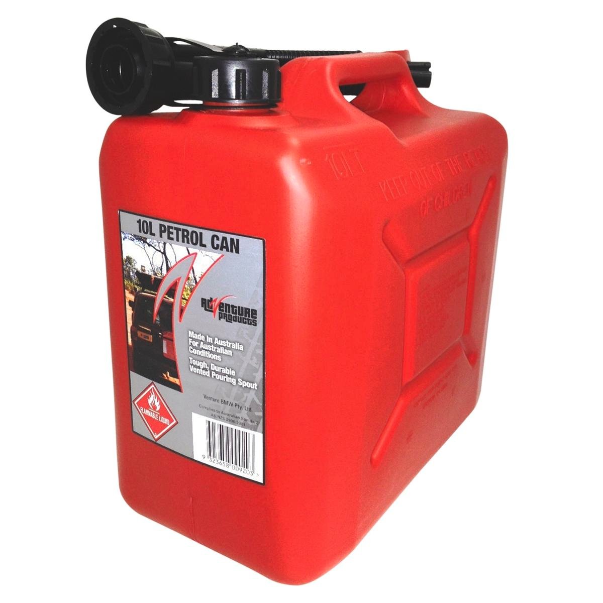 AdVenture Products Fuel Can And Pourer - 10L - Bunnings Australia