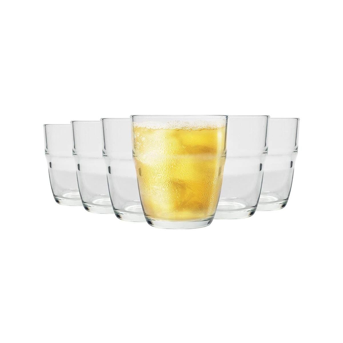 Bormioli Rocco Modulo Stacking Water / Juice Glasses, Everyday Tumblers ...