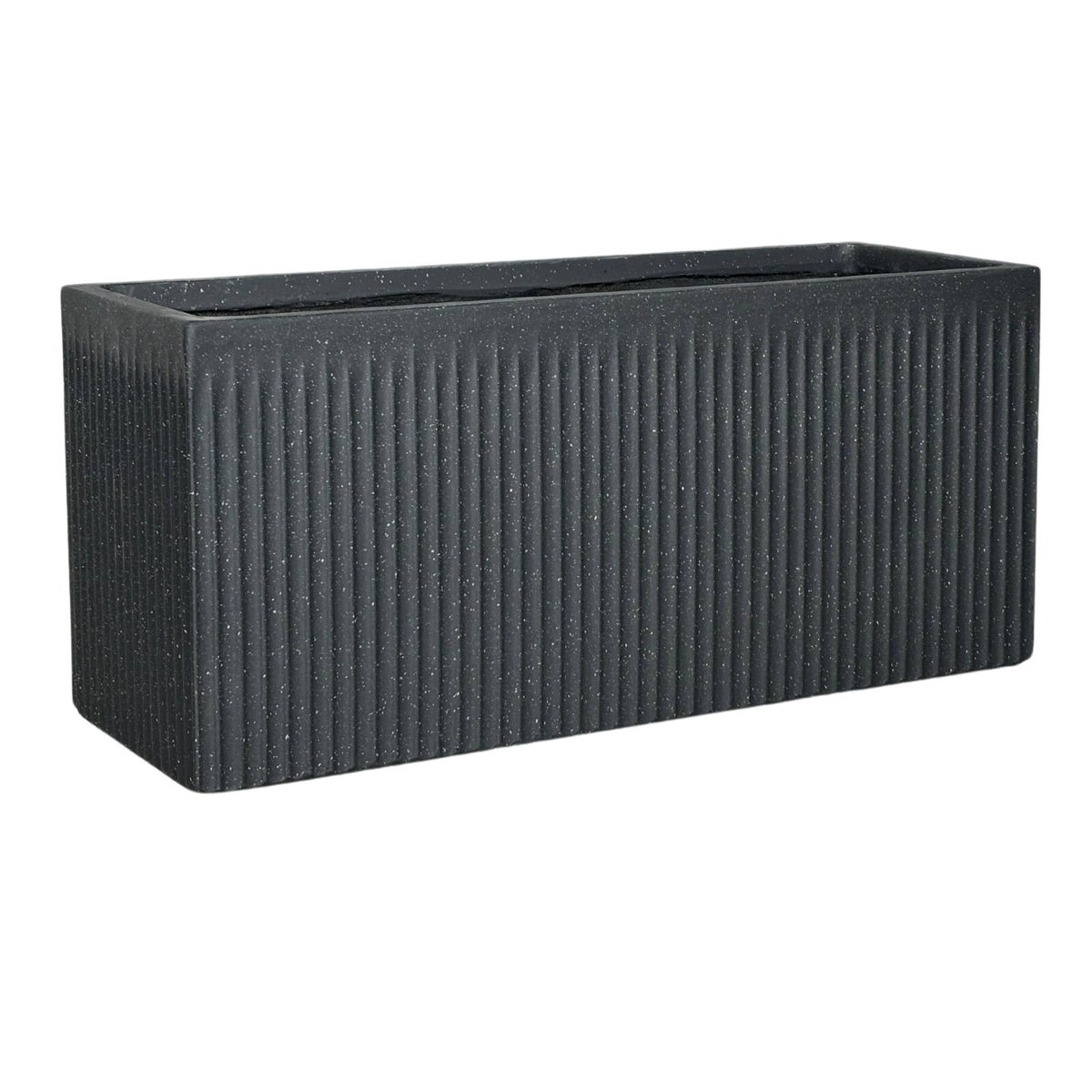 Northcote Pottery 95cm Black Linea Trough - Bunnings Australia