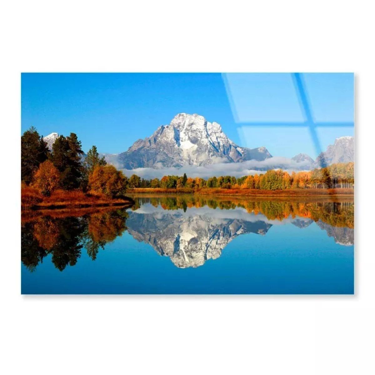 Mountain & Lake View Print 100% Australian Made 120 x 90cm (Acrylic ...