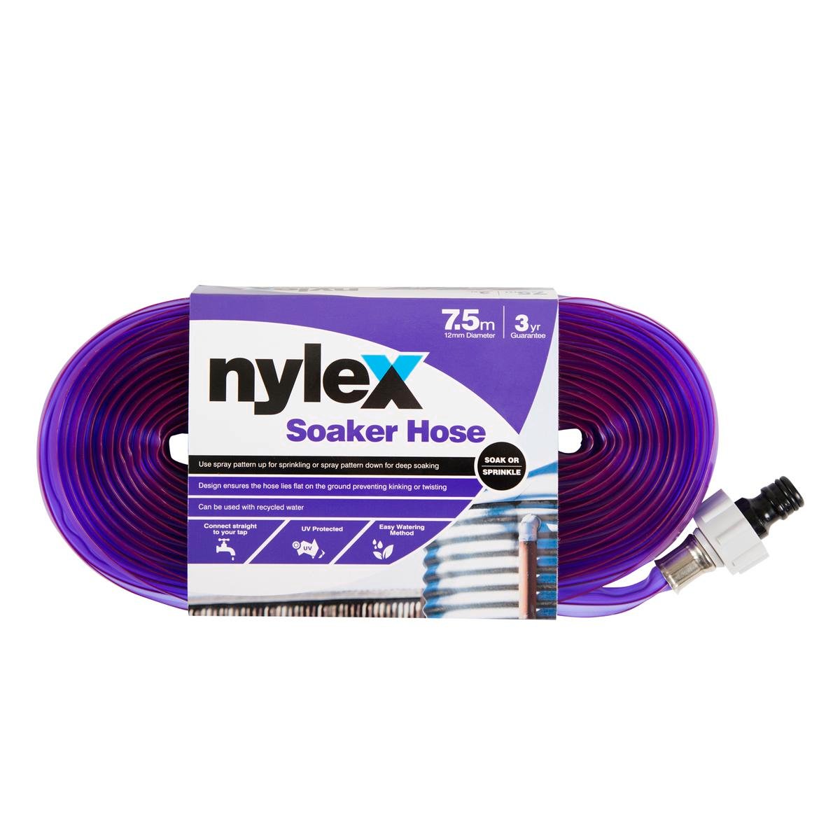 Nylex Recycled Water 12mm x 7.5m Soaker Hose - Bunnings Australia
