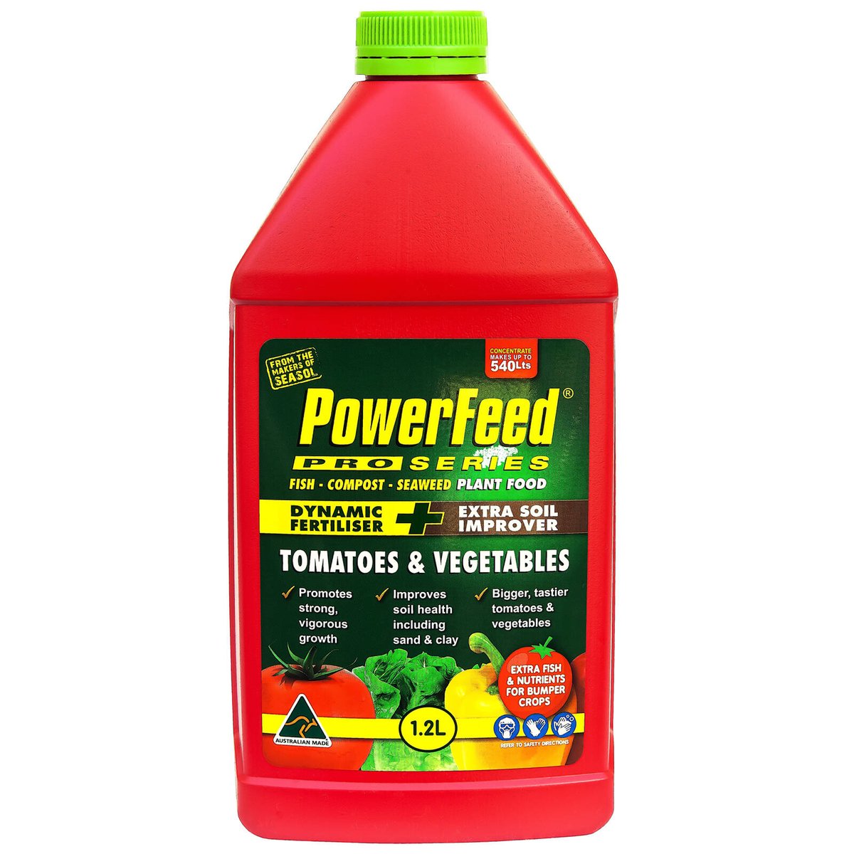 PowerFeed PRO SERIES 1.2L Tomatos & Vegetables Fertiliser Concentrate ...