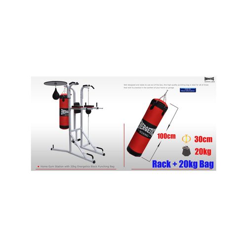 8 in 1 Multi Function Boxing Rack - 20kg Punching Bag - Bunnings Australia