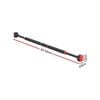 Everfit Adjustable Doorway Pull Up Bar 90cm-125cm Chin Up Bar Level ...