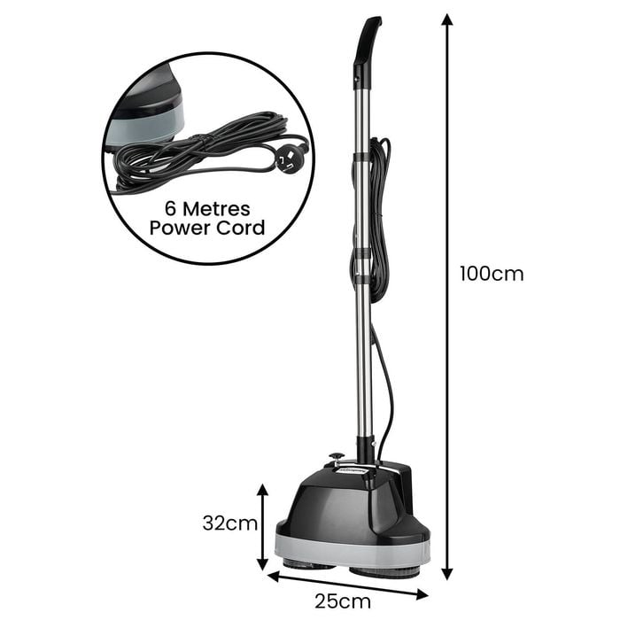 Hauskeeper GEN2 5 in 1 Electric Floor Polisher 6M Power Cable Timber ...